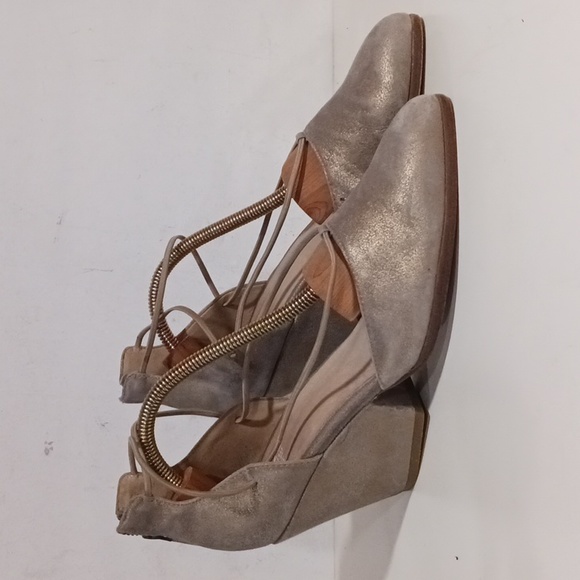 Eileen Fisher | Shoes | Eileen Fisher Rope Ghillie Lace Block Heel Sz 9 ...